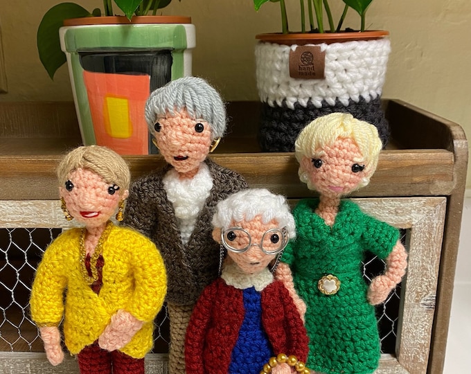 Crochet Golden Girls Set - Etsy