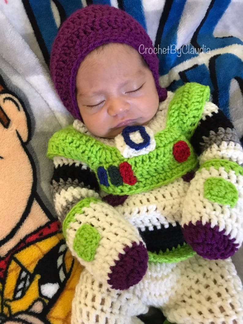 Crochet Buzz Lightyear Photoprop Set/buzz Lightyear Costume/newborn ...