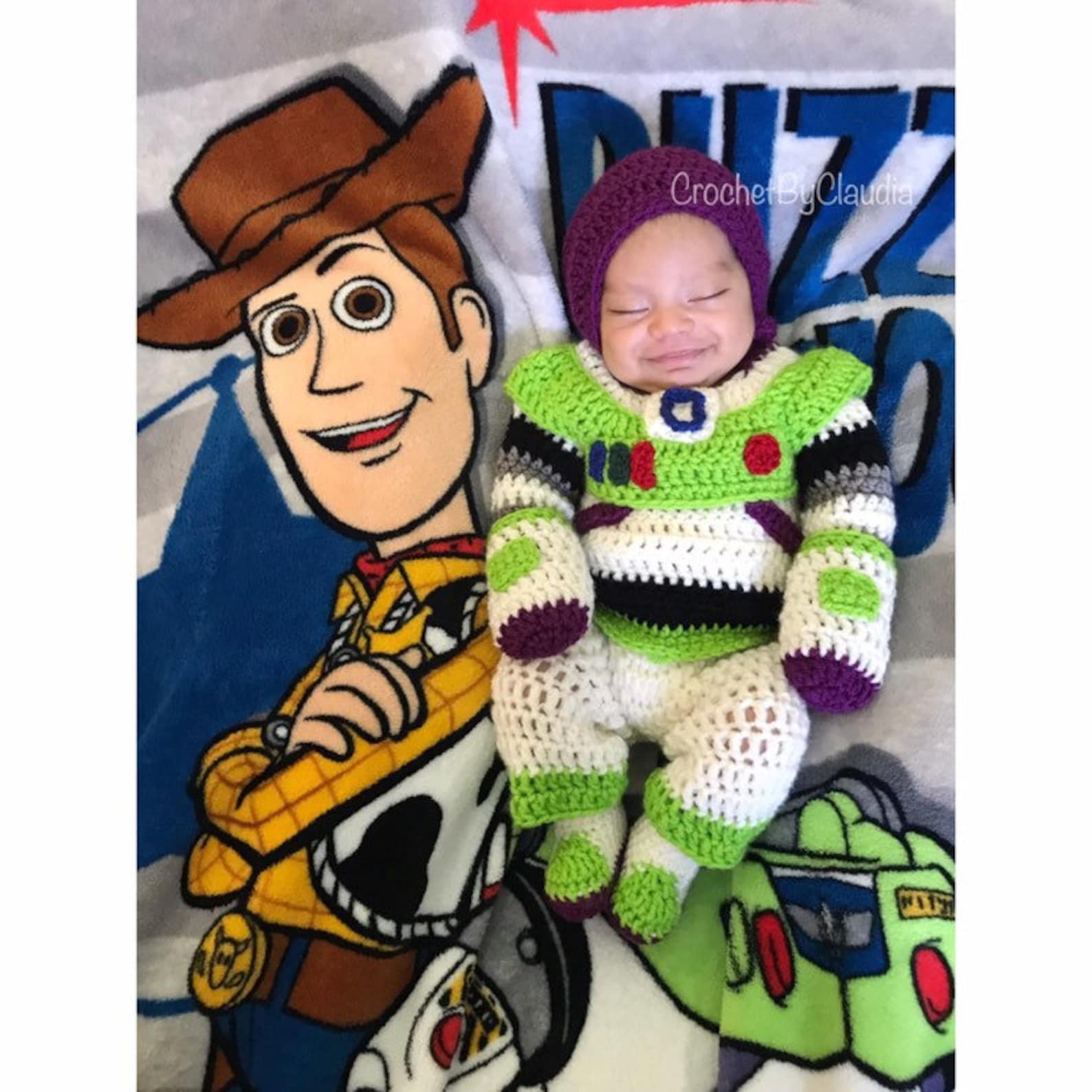 Crochet Buzz Lightyear Photoprop Set/buzz Lightyear Costume/newborn ...