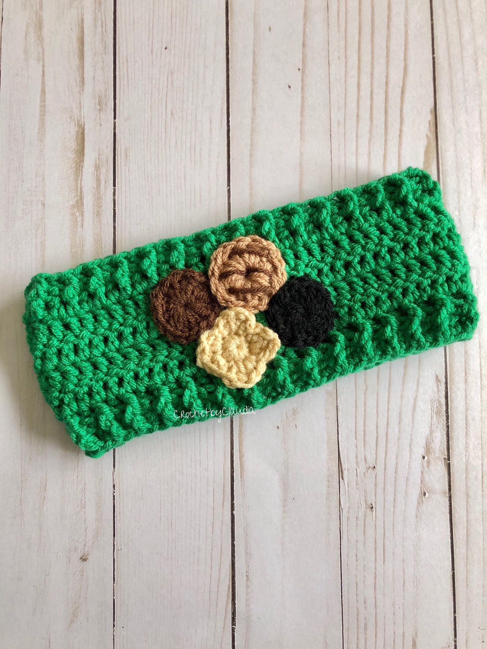 Crochet Girl Scout Cookie Headband Pattern: Child & Adult Sizes (PDF ...