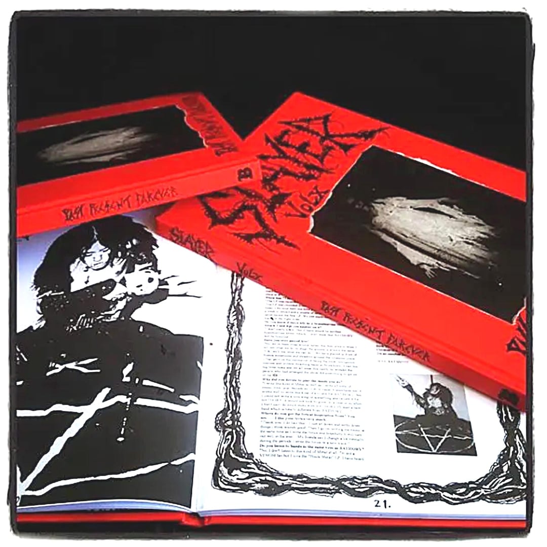 SLAYER MAG X “red” Hardcover Reissue Book, by Jon “metalion ...