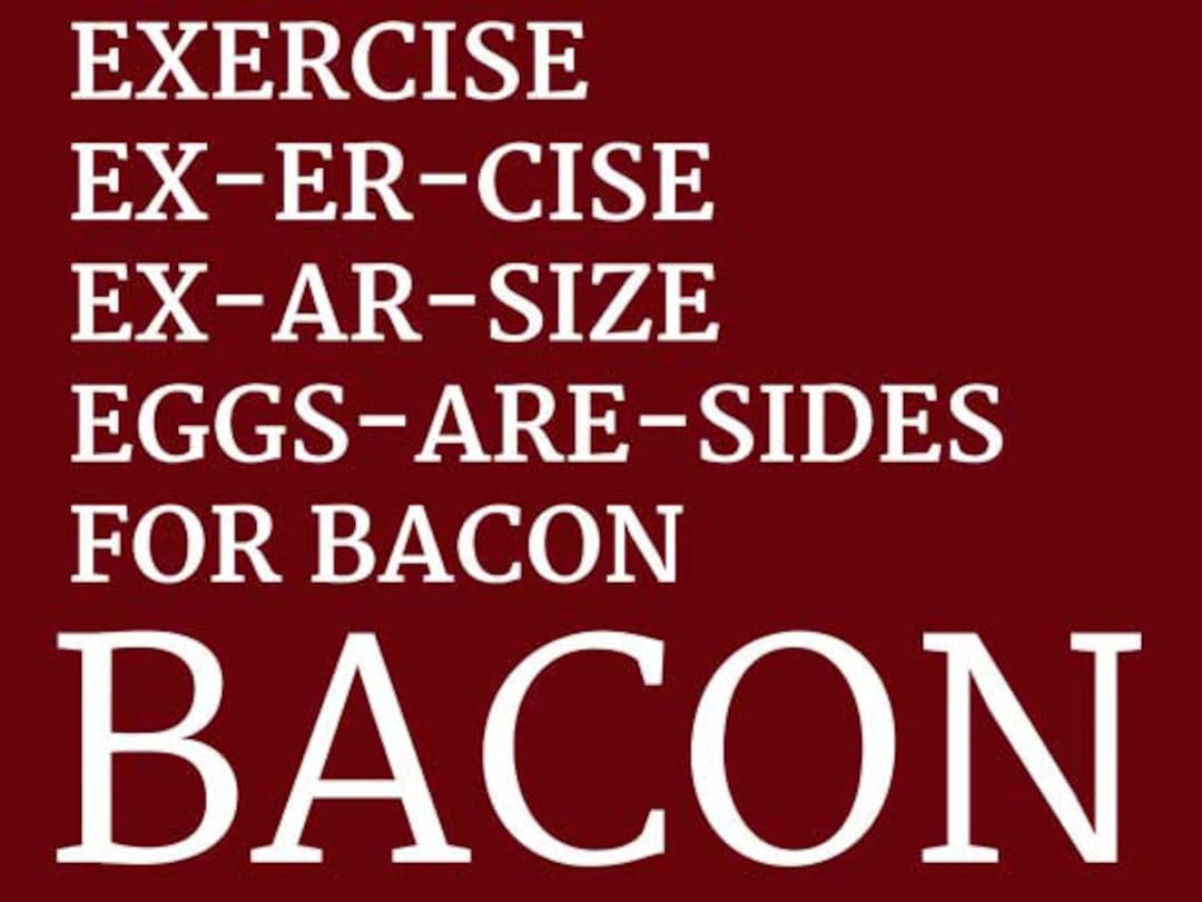 FUNNY SHIRT Bacon Exercise T-Shirt Mens Womens Kids Tee Shirt Texas Bbq ...