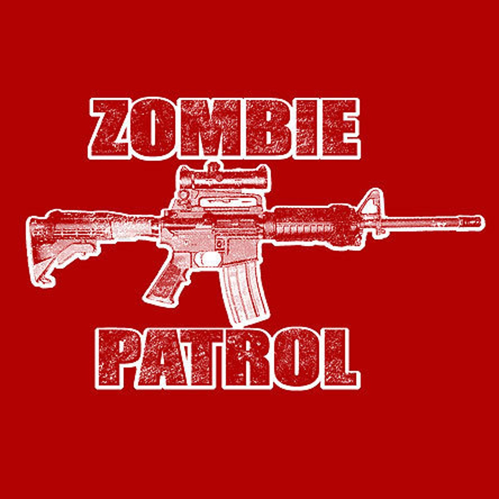 ZOMBIE SHIRT Zombie Patrol T-shirt Horror Movie Sci Fi Gamer | Etsy