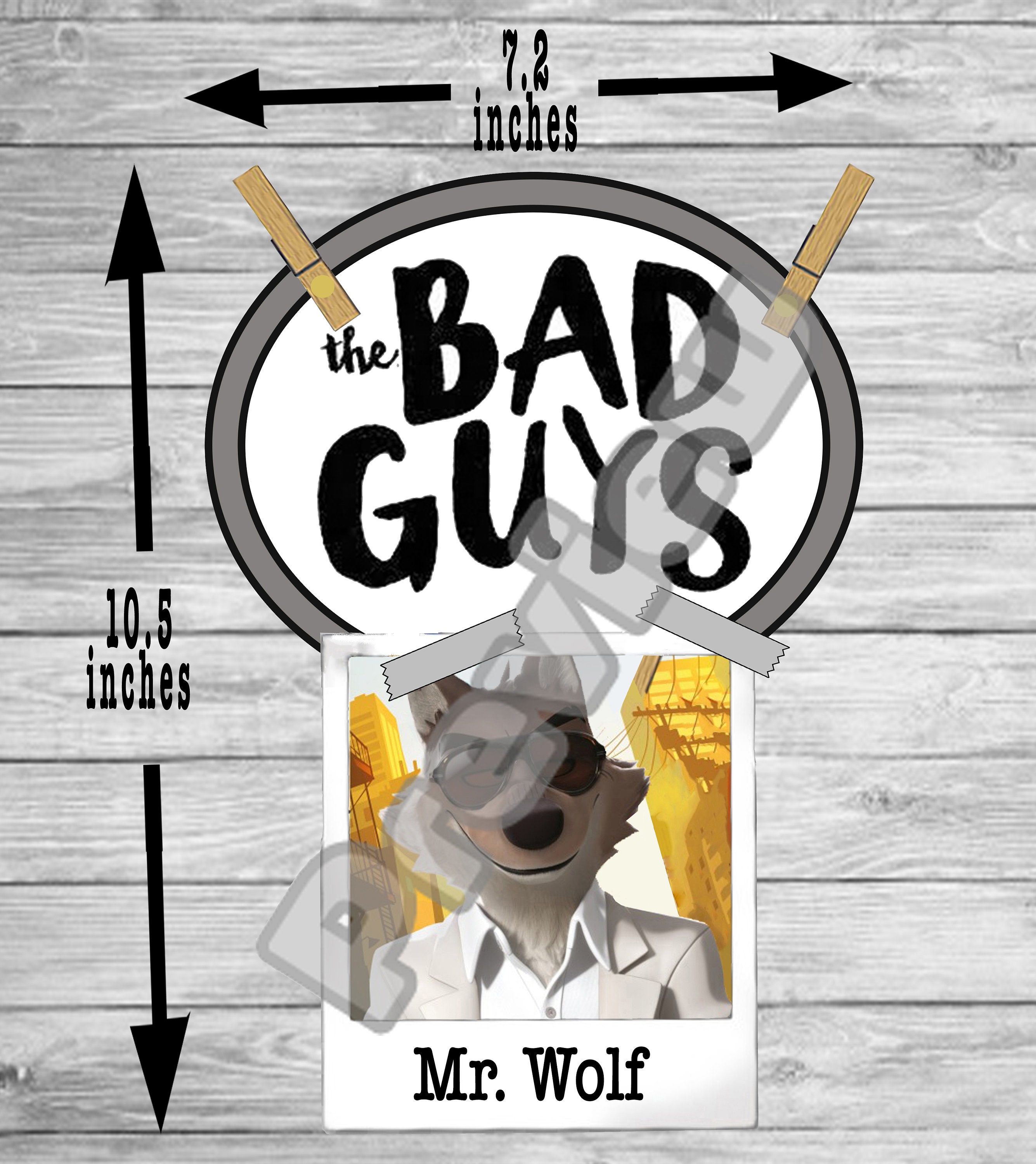 The Bad Guys Happy Birthday Banner; the Bad Guys Printable Birthday ...