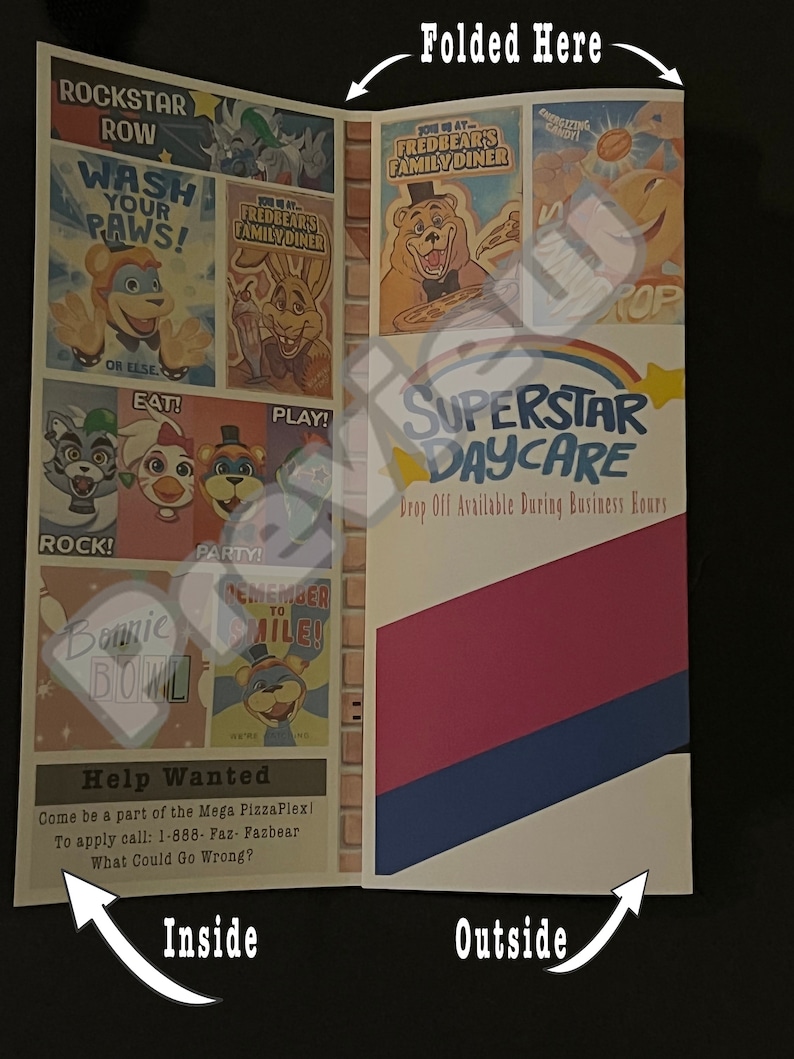 FNAF Security Breach Faz Map; Five Night's at Freddy Game Map; Map Bot ...