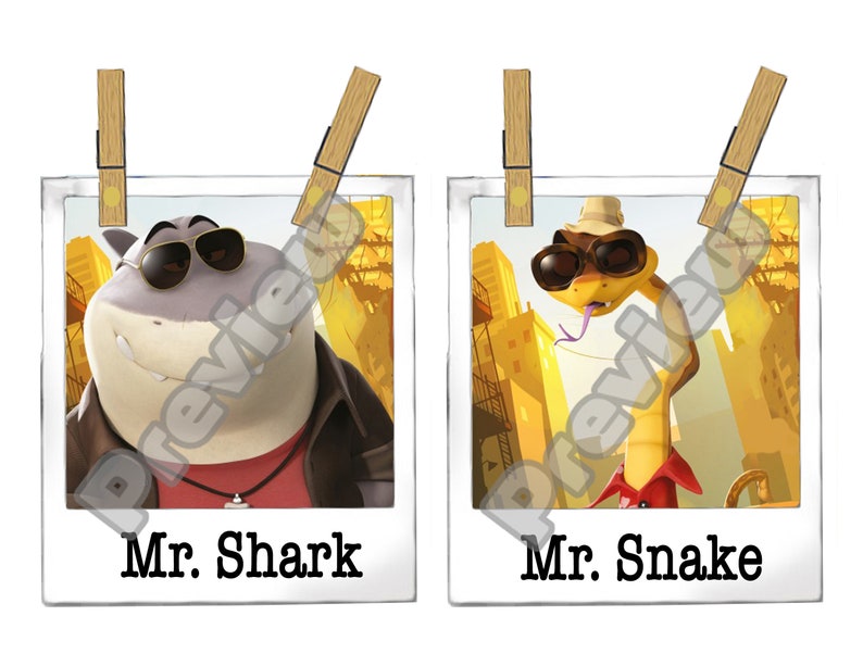 The Bad Guys Happy Birthday Banner; the Bad Guys Printable Birthday ...