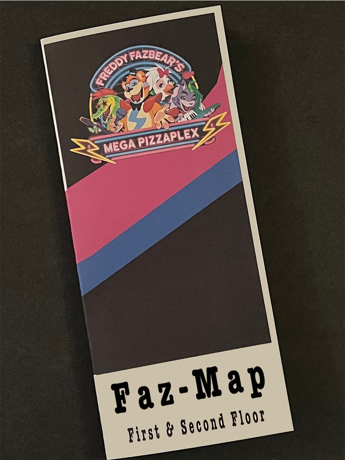 FNAF Security Breach Faz Map Five Night's at Freddy Game - Etsy Denmark