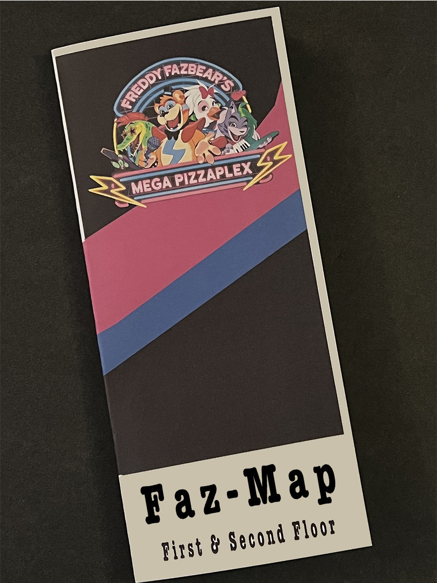 FNAF Security Breach Faz Map Five Night's at Freddy Game - Etsy Australia