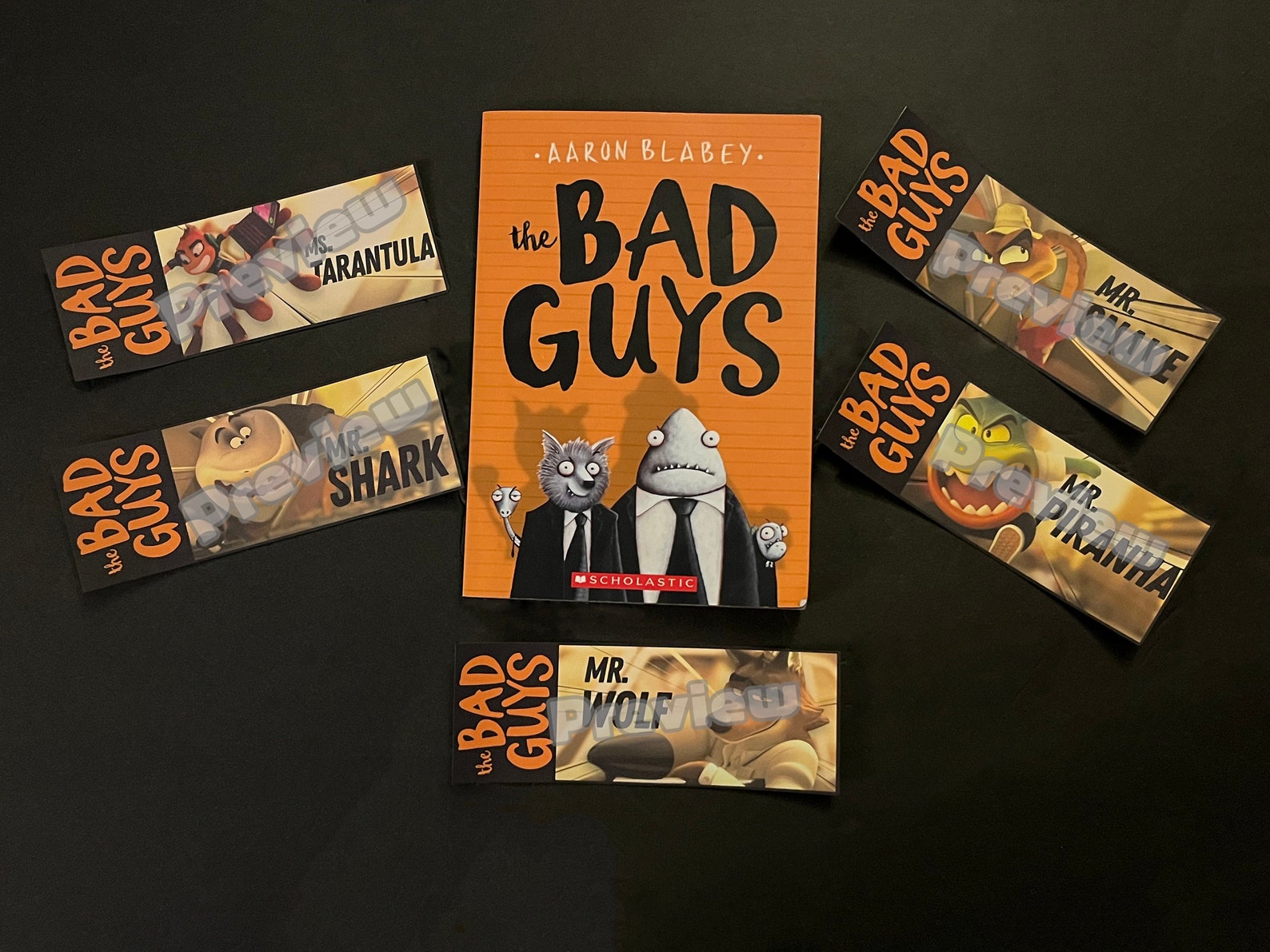 The Bad Guys Bookmarks Printable Goodie Bag Fun Bad Guys - Etsy
