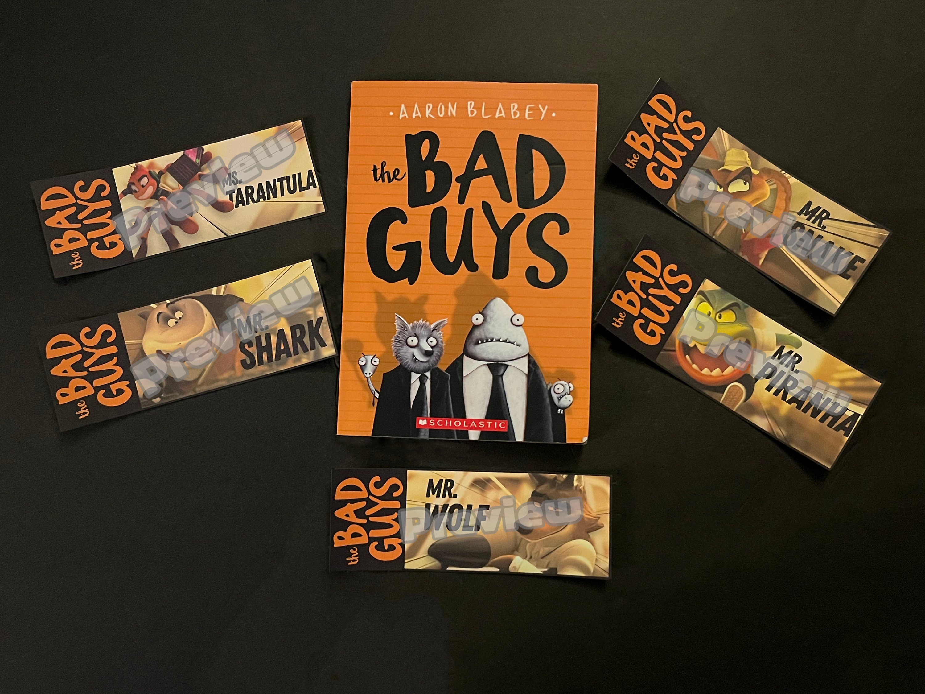 The Bad Guys Bookmarks; Printable Goodie Bag Fun; Bad Guys Books; Party ...