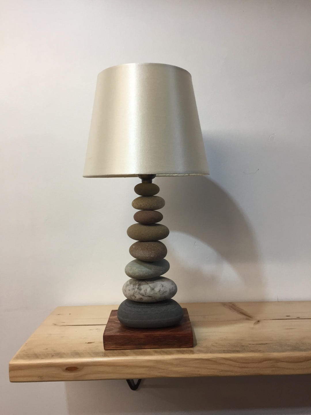 11 Cairn Stack Pebble Lamp,rock Lamp, Table Lamp,bedside Lamp,hand ...