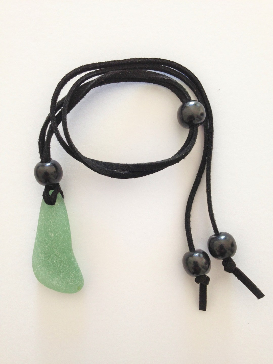 Anglesey,large Natural Surf Tumbled Seafoam Sea Glass Beach Pendant ...