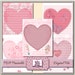 Valentine Heart Notepad Sheet Page Lined, Ruled, Printable, Letter ...
