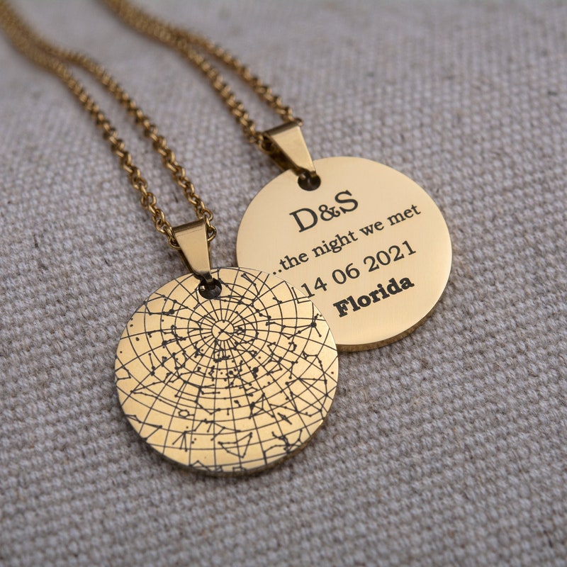 4 Stars Silver Necklace - Etsy UK