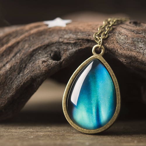 Northern Lights Aurora Borealis Aurora Jewelry Aurora - Etsy