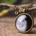 Custom moon phase necklace custom birth moon personalized | Etsy