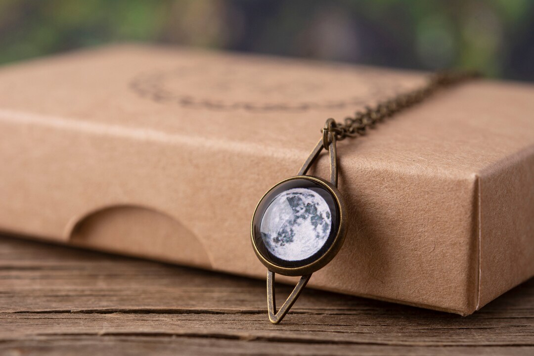 Custom Moon Phase Necklace Custom Birth Moon Personalized - Etsy