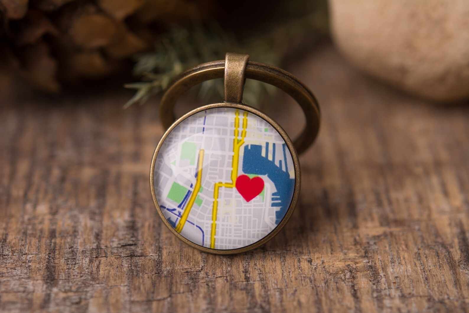 Personalized Map New Home House Gift Apartment Custom Key | Etsy