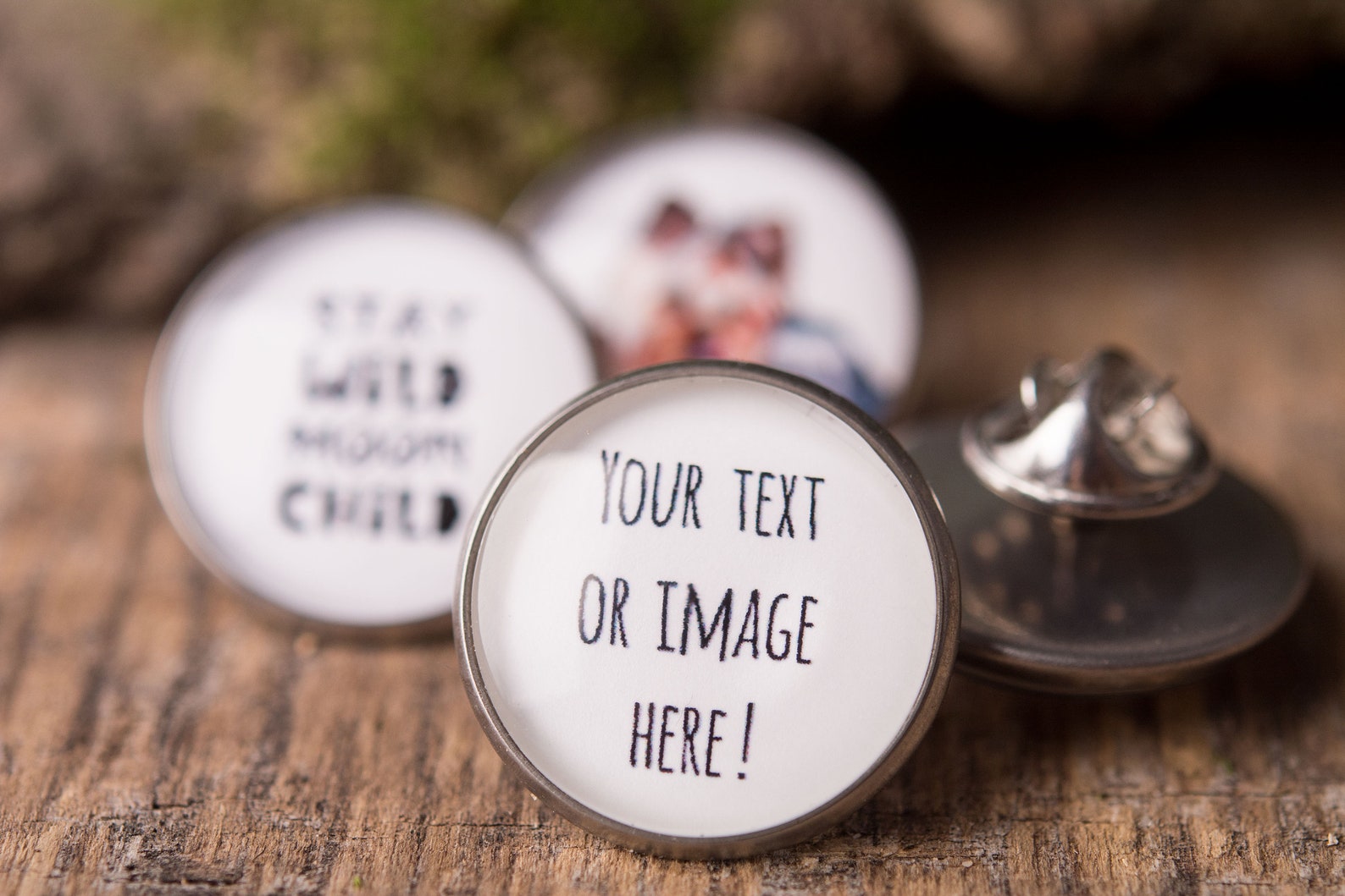 Custom LAPEL PIN Personalized Lapel Pin Custom Photo Lapel - Etsy