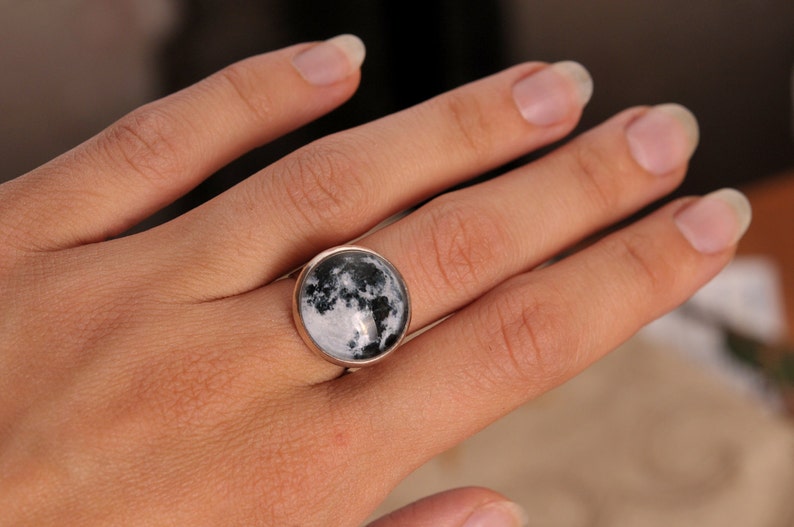 Full Moon Ring Best Friend Gift Friend Birthday Gift Cheap | Etsy