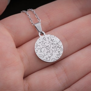 Custom Star Map Necklace, Wedding Anniversary Gift for Women ...