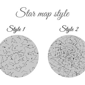 Engraved Star Map by Date and Location Star Map for Mom Star - Etsy