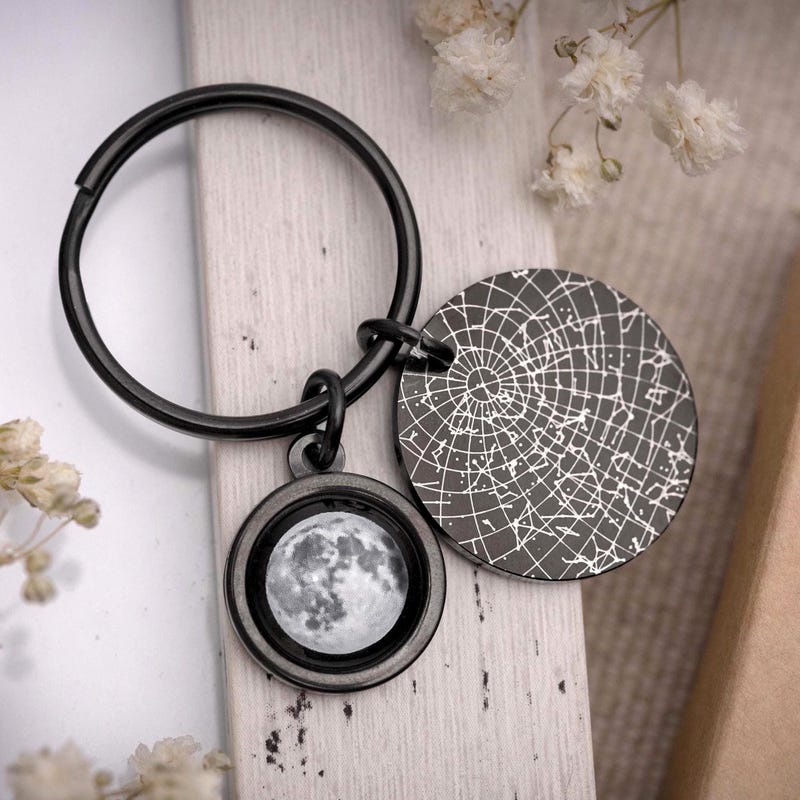 Moon and Star Bag Chain - Etsy