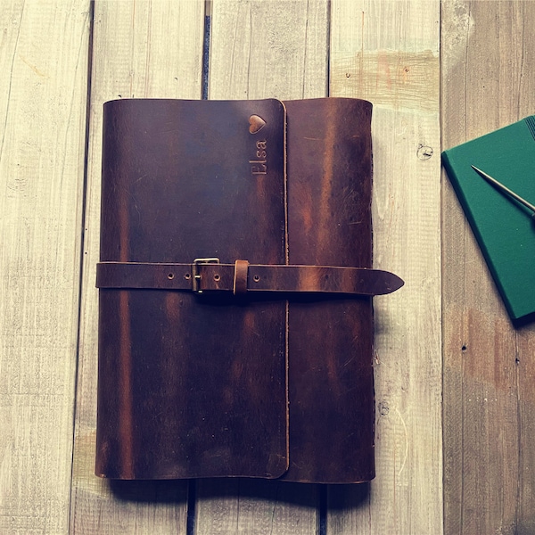 Leather Sketchbook - Etsy