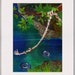 A Rope Swing & Inner Tubes - Greeting CARD or PRINT - Summertime ...
