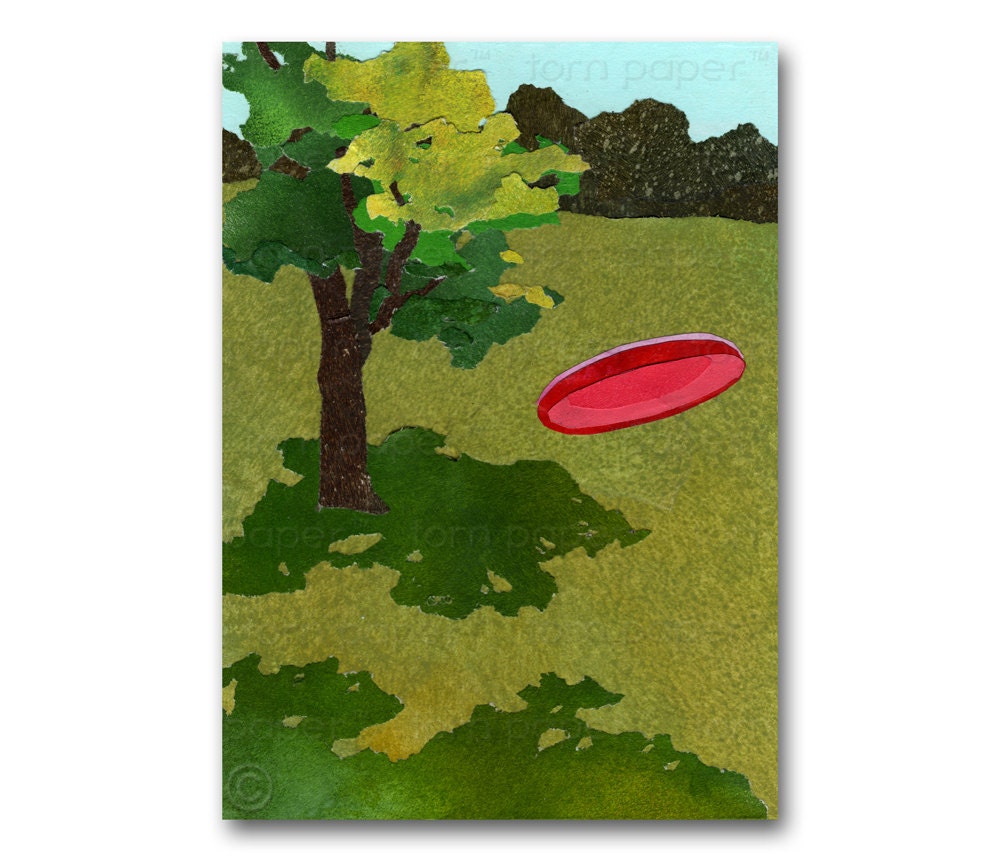Frisbee Toss - Summer Party Invitation - Frisbee Golf Sports Card ...
