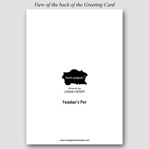 Teacher's PET - All Occasion Card or Print - Graduation Card - Teacher ...