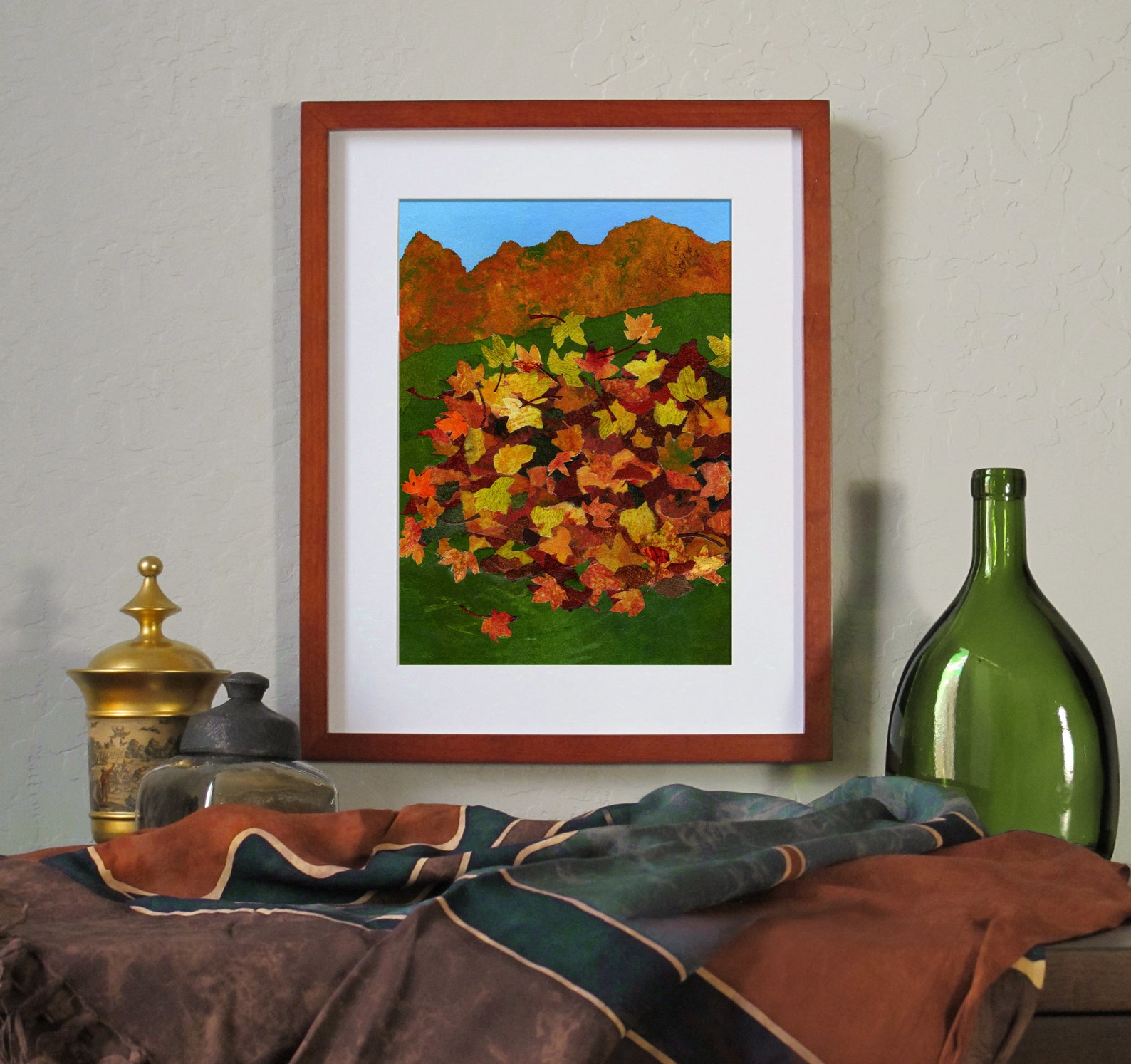 Autumn Memories - NOSTALGIA CARD - 5"x7" Collage Art Card, Print, or 2 ...