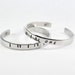 Twin One Twin Two Bracelet Set, Twins Bracelets, Split Half Word Cuff ...