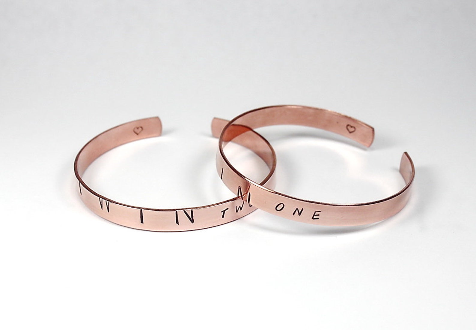 Twin One Twin Two Bracelet Set Twins Bracelets Split Half | Etsy