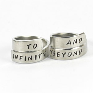 To Infinity and Beyond Ring Set, Love and Friendship Rings, Best Friend ...
