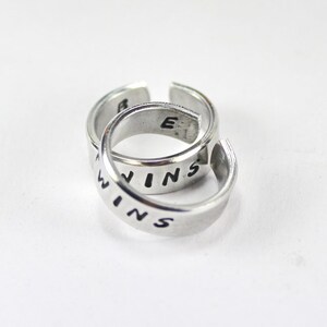 Twins Ring Set, Personalized Twin Sisters Match Pair Rings, Soul ...