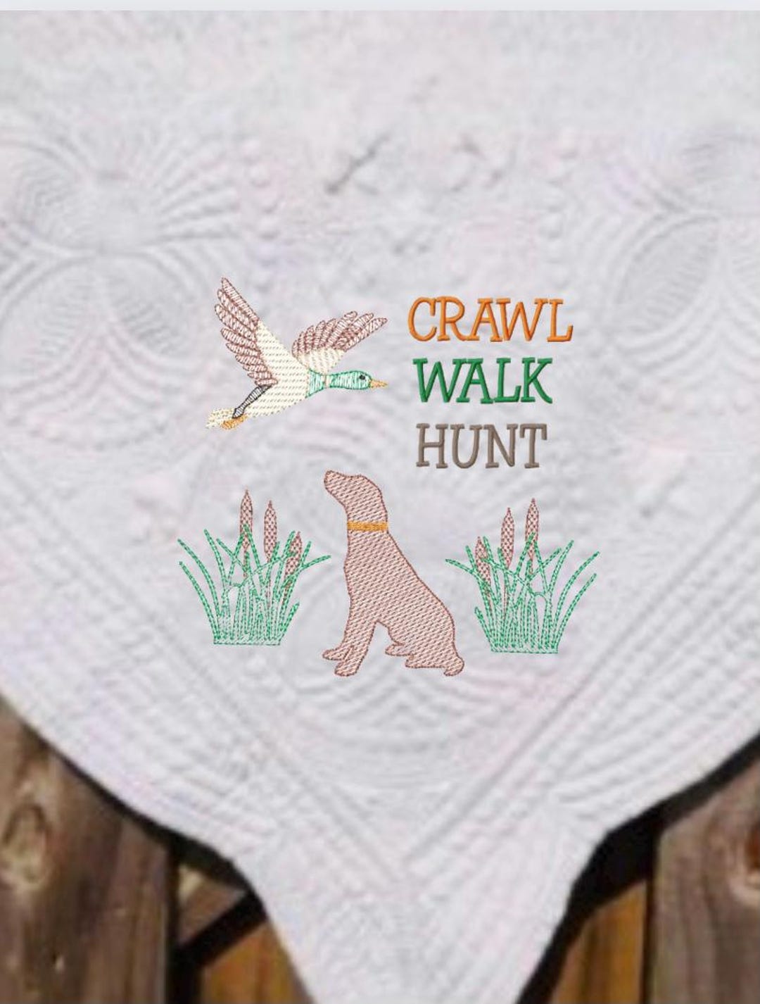 Newborn Baby Boy Dog Duck Hunting Quilt Blanket Shower Gift - Etsy