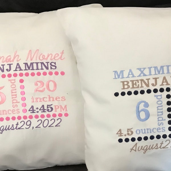 Handmade Birth Announcement - Etsy