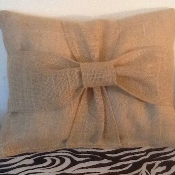 Burlap Throw Pillows - Etsy