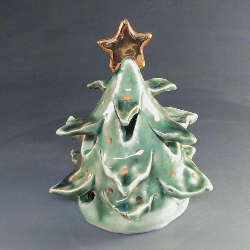 Ceramic Luminary - Etsy