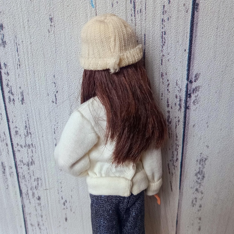 Patroon wintertrui voor poppen van 9 en 10,5 inch | PDF-naaihandleiding ...