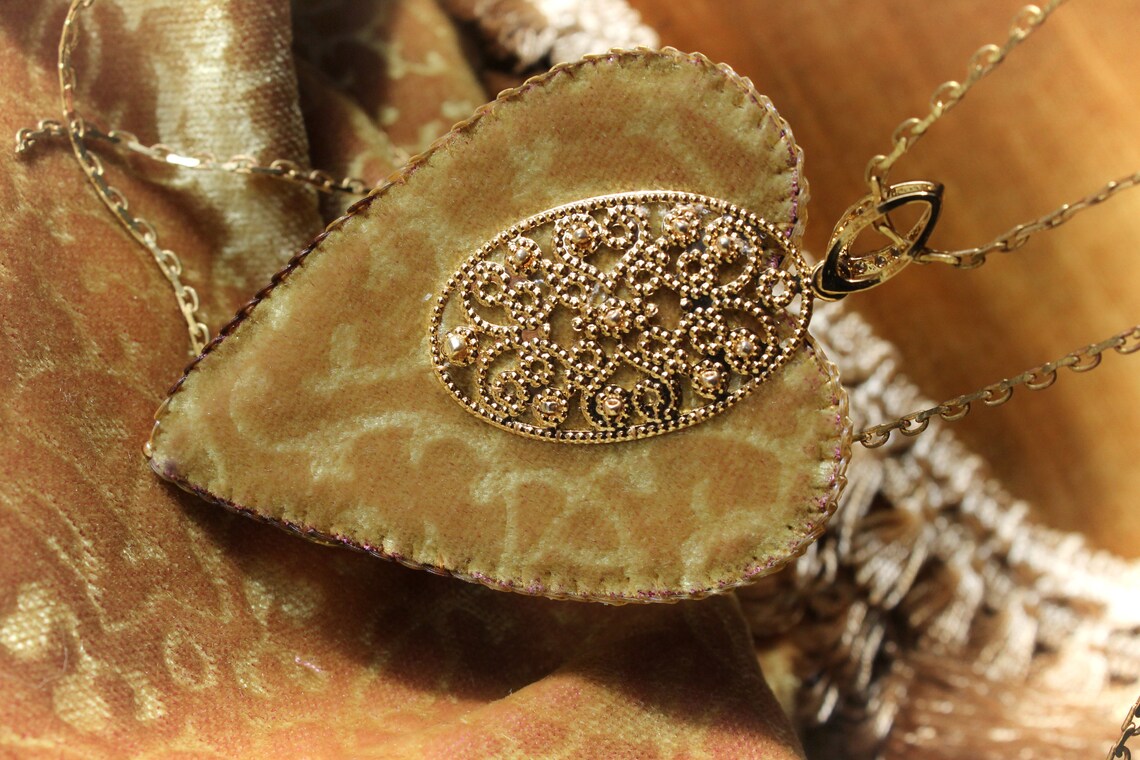 Colorful Heart in Goldwork Technique for Girl and Woman | Etsy