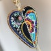 Colorful Heart in Goldwork Technique for Girl and Woman - Etsy