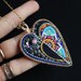 Colorful Heart in Goldwork Technique for Girl and Woman - Etsy