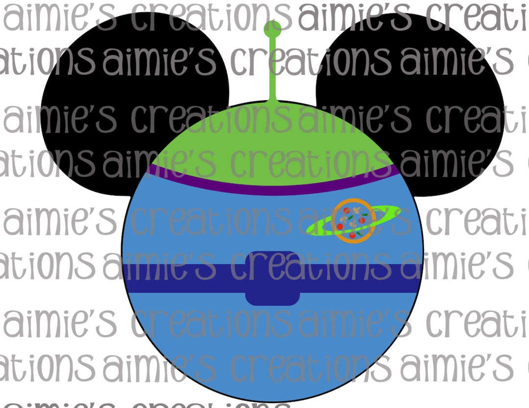 Toy Story Alien Inspired Digital Mouse Ears - Etsy