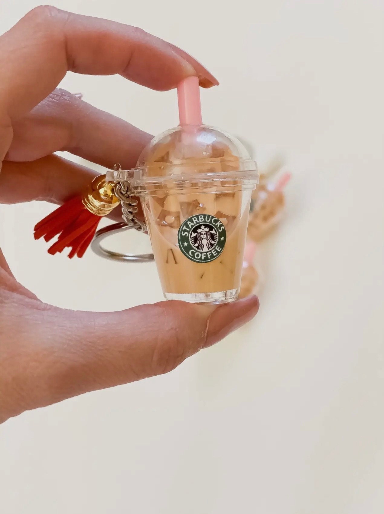 Mini Coffee Keychain || Iced Drink Keychain || Coffee Lovers Keychain ...