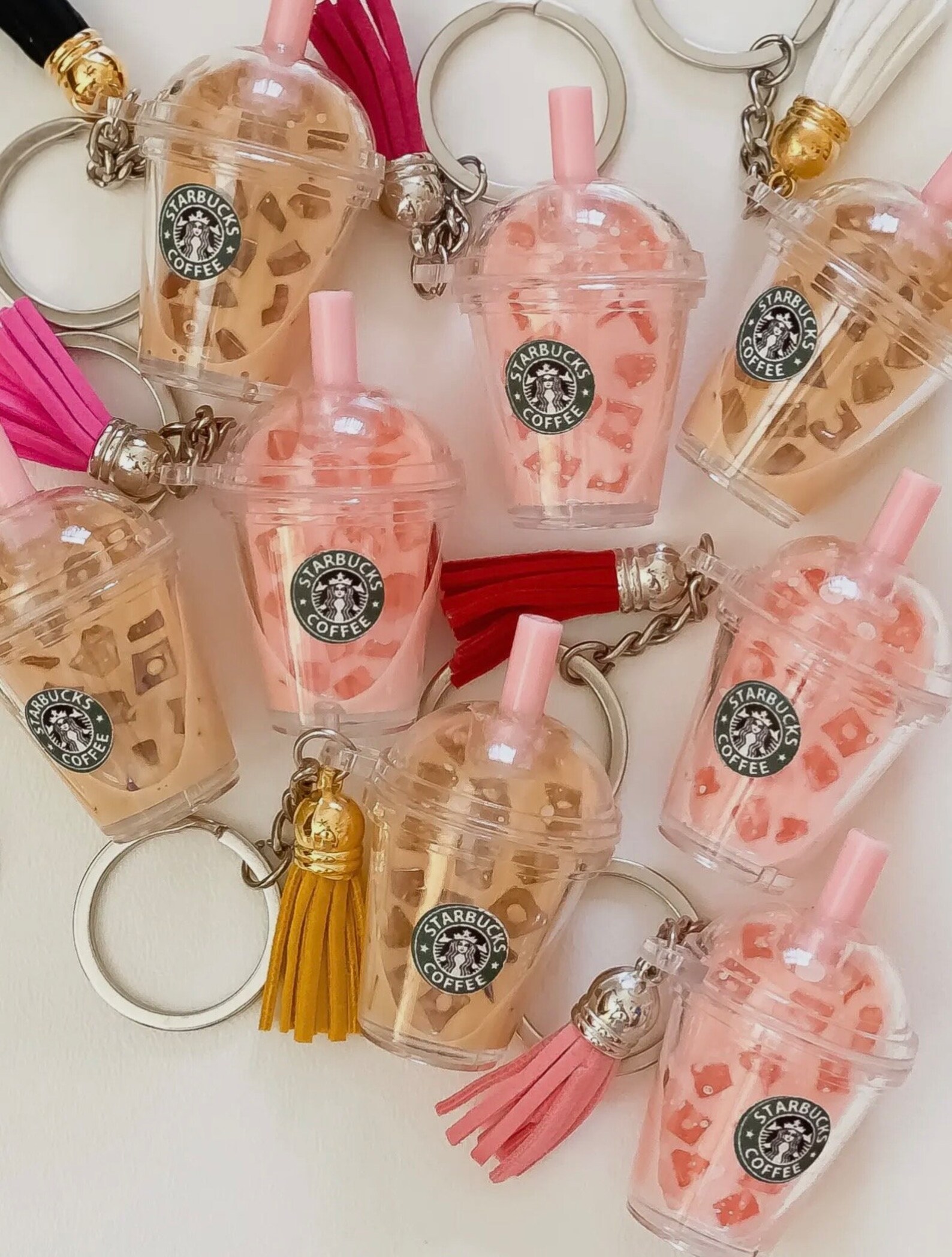 Mini Coffee Keychain || Iced Drink Keychain || Coffee Lovers Keychain ...