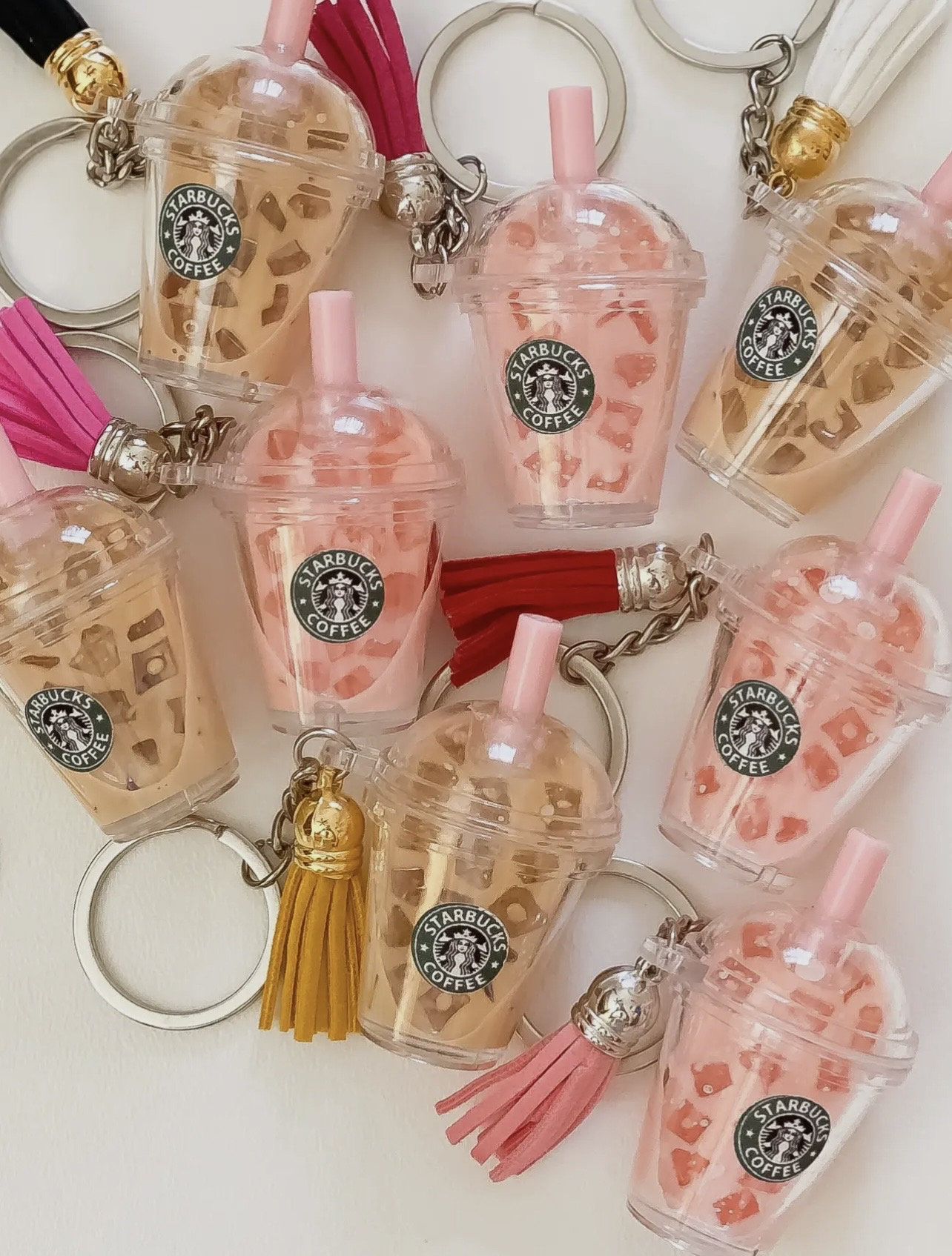 Mini Coffee Keychain || Iced Drink Keychain || Coffee Lovers Keychain ...