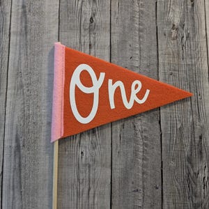 Table Numbers, Wedding Party, Custom Mini Number Pennant, Triangle ...