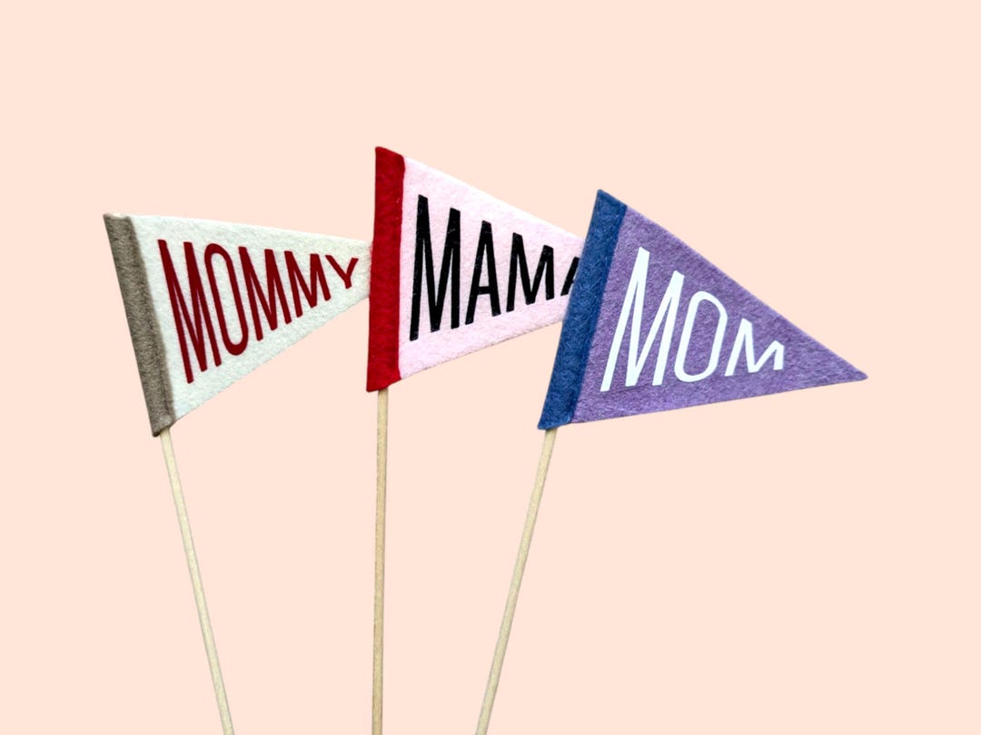 Felt Pennant for Mom | Personalized Mother's Day Gift | - Etsy